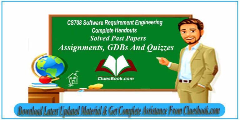 CS708 Software Requirement Engineering Complete Handouts