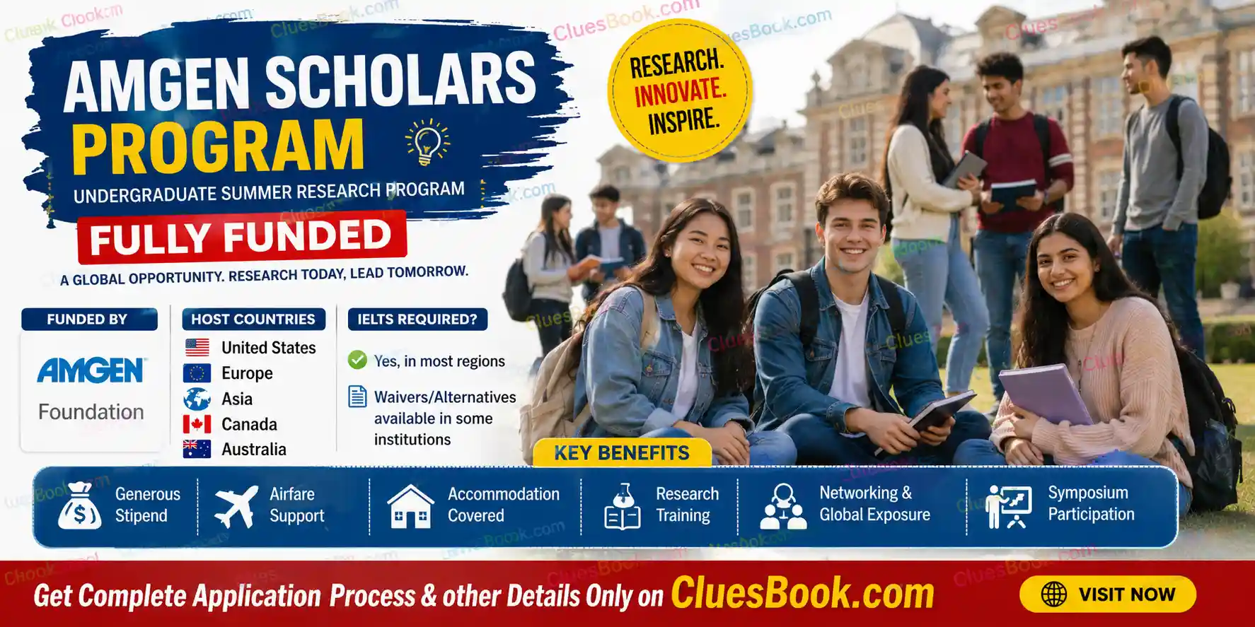 Amgen Scholars Program for International Students 2026